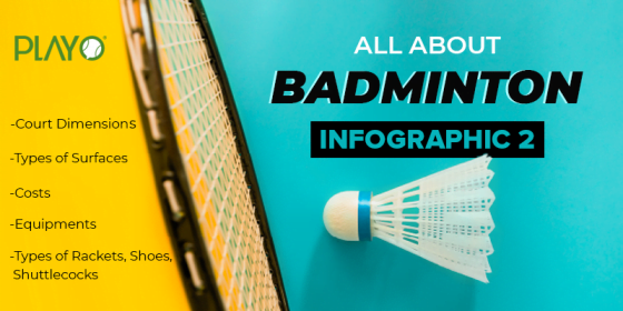 All That You Need To Know About Badminton- Infographic 2 | Playo | Playo